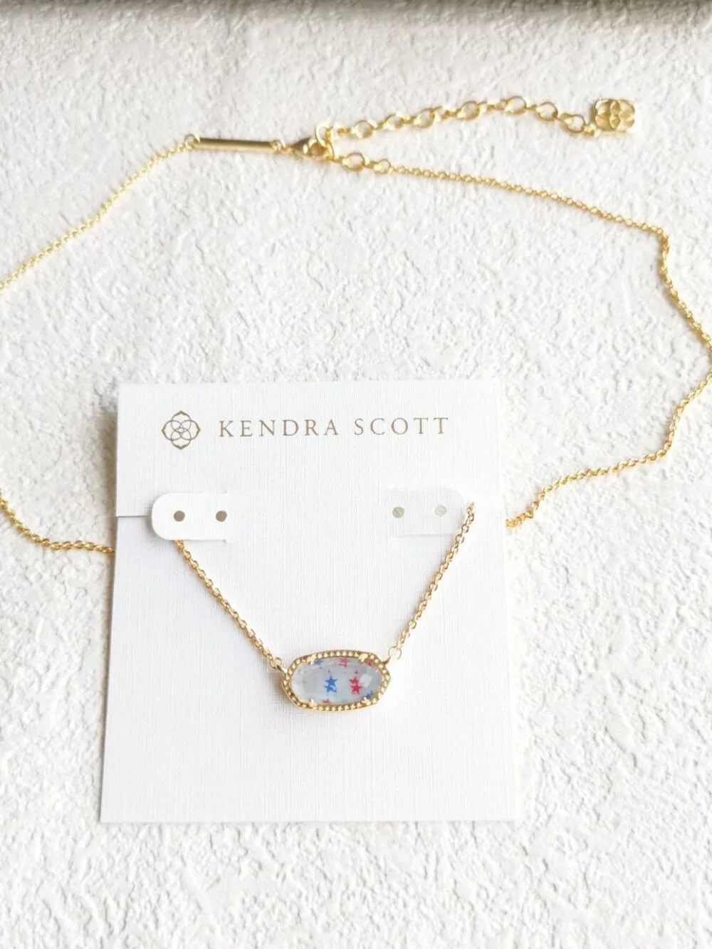 Kendra Scott | Jewelry | Kendra Scott Elisa Gold Red White Blue Star ...